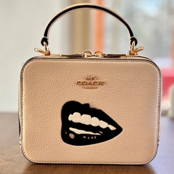 Coach | Bags | Coach X Tom Wesselmann Lips Box Crossbody Top Handle ...